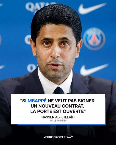 Mercato PSG Nasser Al Khelaïfi Si Kylian Mbappé veut rester il