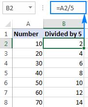 How To Divide In Excel And Handle DIV 0 Error
