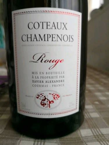 Xavier Alexandre Coteaux Champenois Rouge Vivino Australia