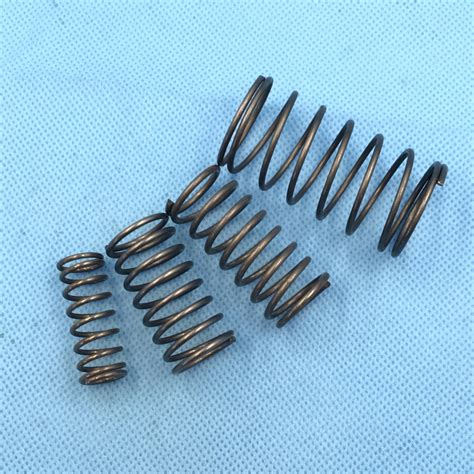 2 Pcs Steel Helical Compression Springs Wire Dia 1 3mm OD 14mm Long