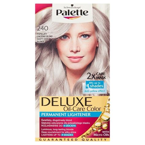 Palette Deluxe Oil Care Color Farba do włosów popielaty chłodny blond