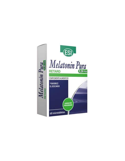 MELATONIN RETARD PURA 1 9 MG 60 TABLETAS