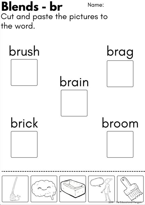 Blends Worksheet Bl Br Cl Cr Made By Teachers