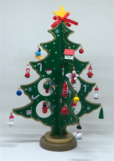 ÁRVORE DE NATAL EM MADEIRA N19 Papelaria