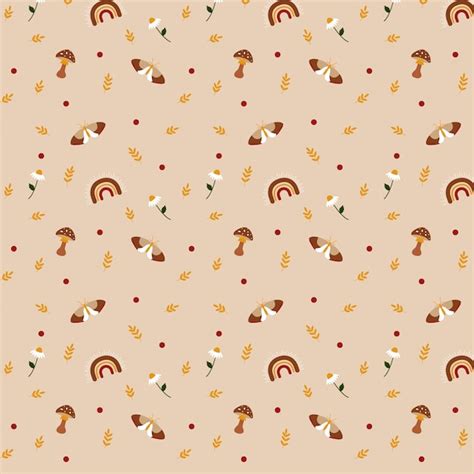 Fondo De Estilo Boho Vector Premium
