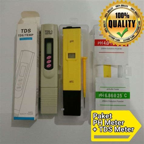 Jual Paket Alat Ukur Hidroponik Ph Meter TDS Meter Di Seller DL MEDAN