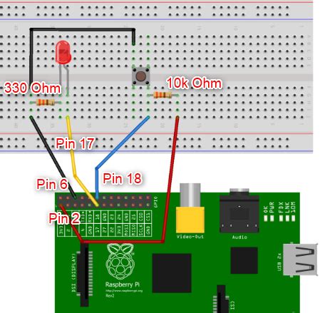 Raspberry Pi Tutorial Control Led With Push Button Thetips You