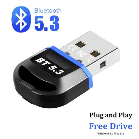 Adaptador USB Bluetooth 5 3 Dongle Para PC Portátil Alto Falante