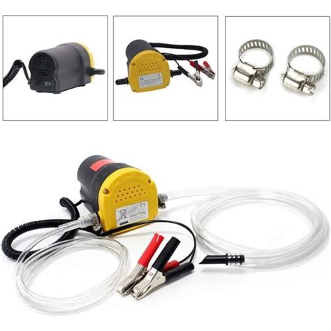 UISEBRT 60W Pompe à Huile Diesel 12V Pompe D aspiration D huile