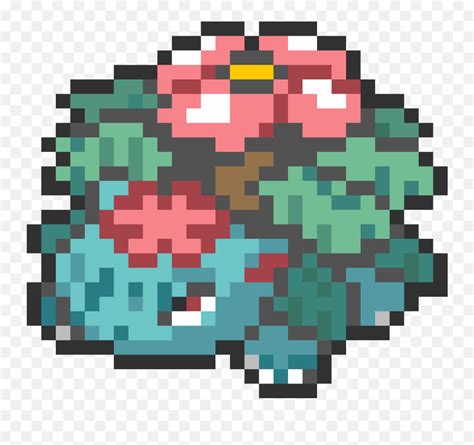 Pixilart Mega Venusaur Mini Sprite By Andruru Pokemon Pixel Art