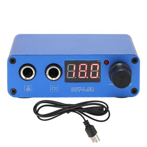 Professional Tattoo Power Supply Alloy Dual Modes Tattoo Power Source