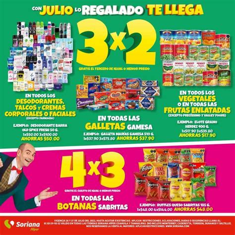 Ofertas Soriana Martes y Miércoles del Campo 26 y 27 de julio 2022