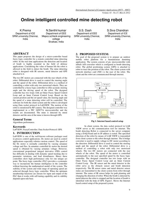 pdf online intelligent controlled mine detecting robot