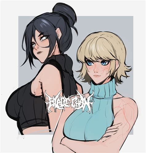 Wattson And Wraith Apex Legends Drawn By Nsfwolf Danbooru