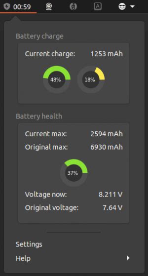Check Battery Status On Ubuntu Using This Gnome Extension Omg Ubuntu
