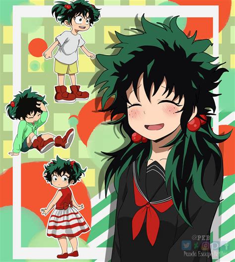 Midoriya Izuku Deku Female Genderbend By Peb99 On Deviantart