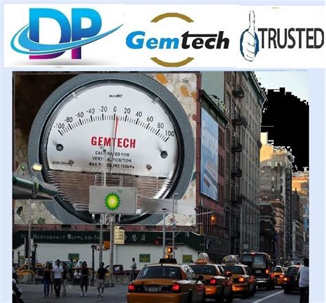 4 101 6 Mm GEMTECH Model GT 6mm Differential Pressure Gauge Ranges