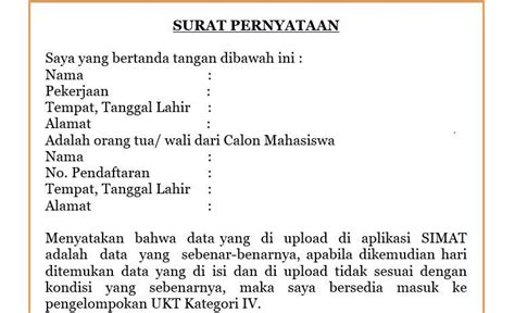 Contoh Membuat Surat Pernyataan IMAGESEE