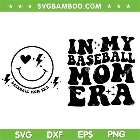 In My Baseball Mom Era Svg Png