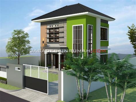 Desain Rumah Mini Malis Lantai Atap Limasan Tunggal Jasa Desain