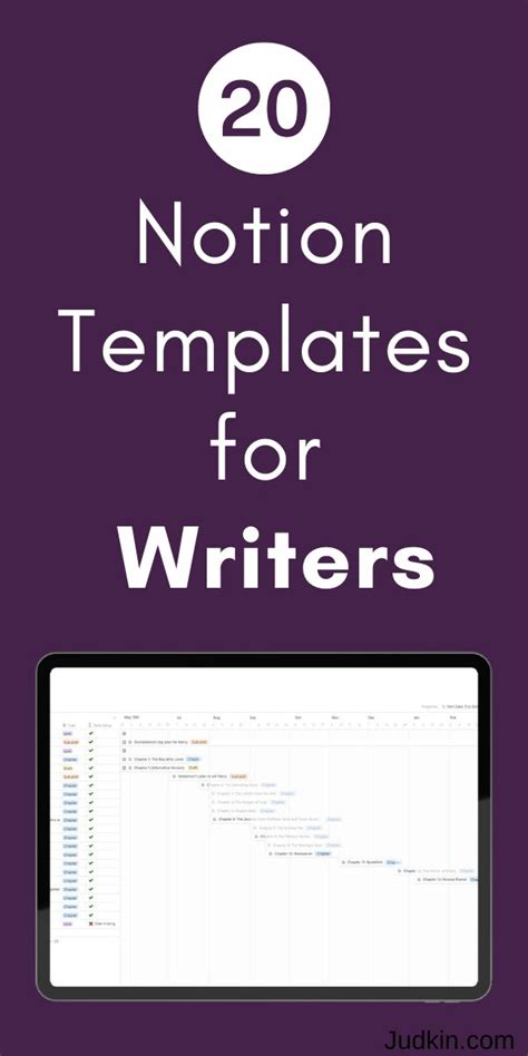 Notion Writer Templates In Writing Templates Notions Writing Goals