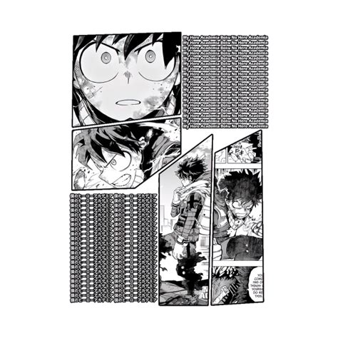 Izuku Midoriya Deku My Hero Academia Boku No Hero Academia Manga Panel