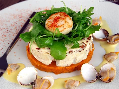 Turbot La Mousseline De Saint Jacques Et Girolles Sur Son Cras De