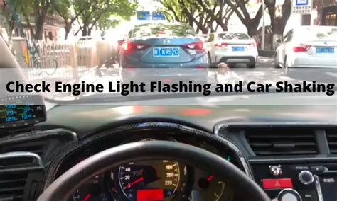 Check Engine Light Blinking And Car Shaking