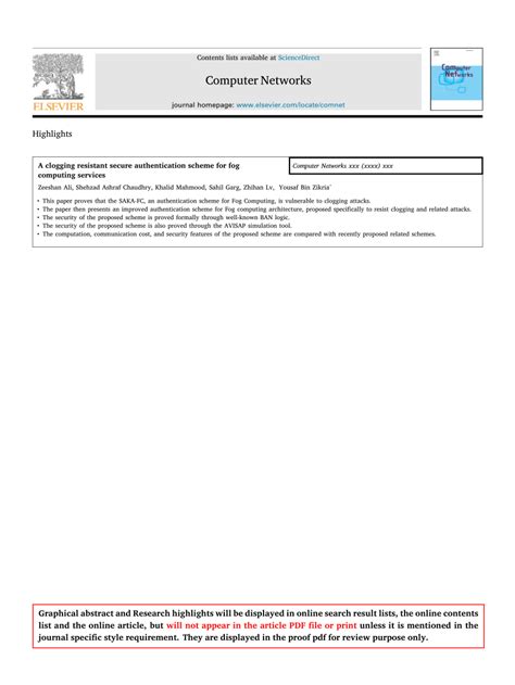 pdf a clogging resistant secure authentication scheme for fog computing services