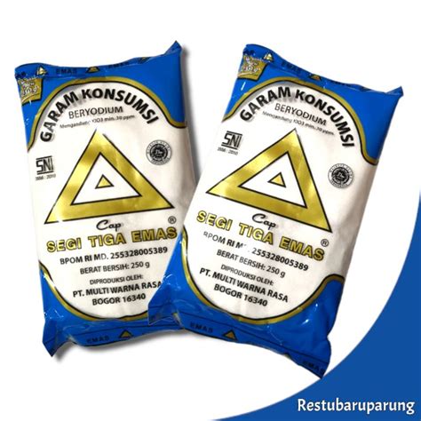 Jual Garam Segita Emas Gr Shopee Indonesia