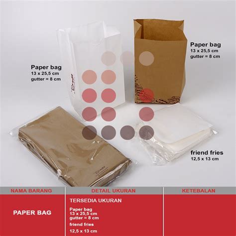 Jual PAPER BAG KANTONG KERTAS ISI 100 PCS Shopee Indonesia