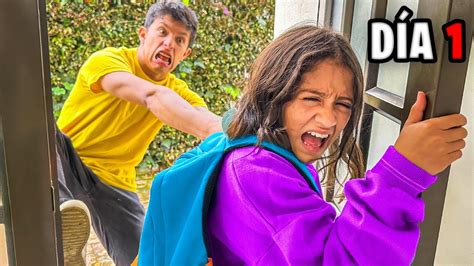 MI HIJA NO QUIERE IR A SU PRIMER DIA DE ESCUELA YouTube