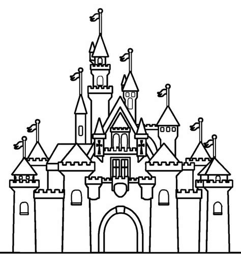 Fise De Colorat Cu Imagini Gratuite De Castel Simplu Desc Rca I