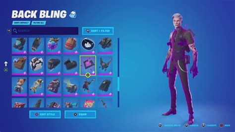 Fortnite Locker Tour Part Backblings Youtube