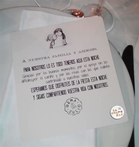 Tarjeta De Agradecimiento Para Los Invitados Lachapuzas Blogspot