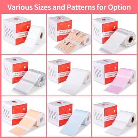 Phomemo Papier Adh Sif Thermique Multi Usages Pour Imprimante D