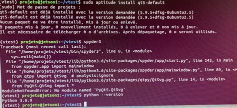 cannot install spyder in a python environment jetson nano nvidia developer forums