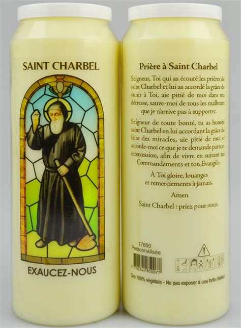 Bougie de Neuvaine pour demander une Grâce ou un Miracle Saint