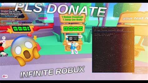 UPDATED Please Donate Script Free Robux Farm Auto Beg Auto Thanks