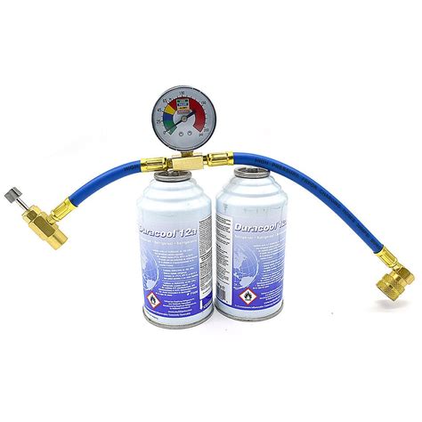 Pack De Recharge Duracool 12a Avec Flexible Pour Climatisation R134a
