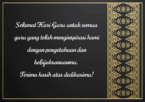 Selamat Hari Guru Contoh Ucapan Puisi Pantun Guru