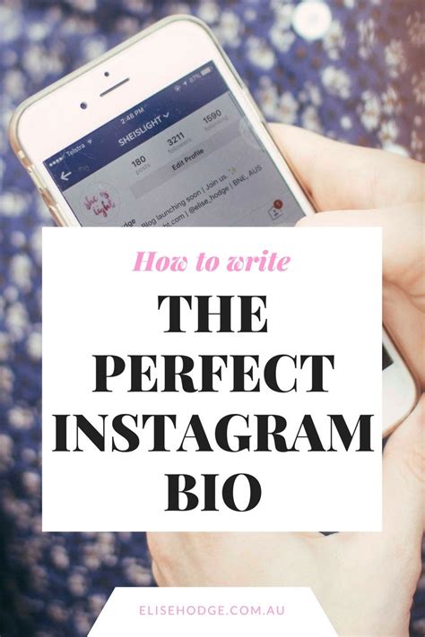 How To Write The Perfect Instagram Bio Words Social Media Marketing