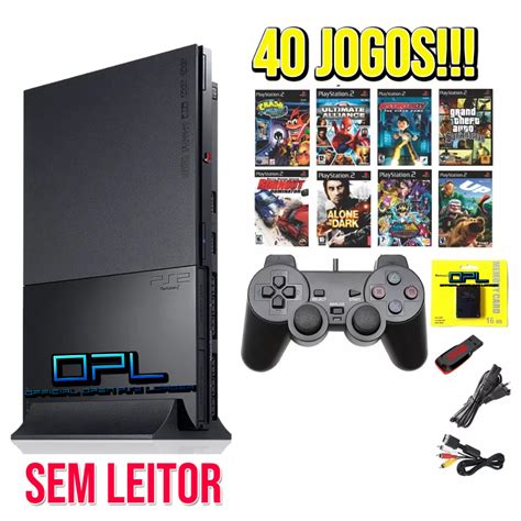 PS2 PLAYSTATION 2 OPL COMPLETO 1000 Jogos Shopee Brasil