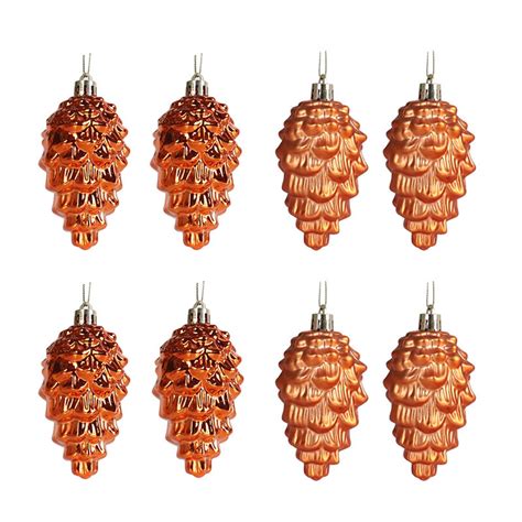 Biekopu Pcs Pine Cone Christmas Ornaments Cute Decorative Hanging