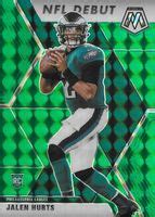Jalen Hurts 2020 Mosaic 265 NFL Debut Green Price Guide Sports