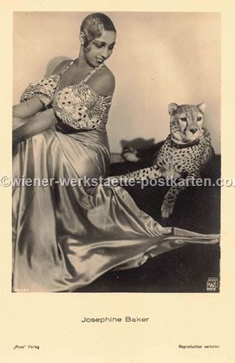 Fotokarte Josephine Baker um 1930 Wiener Werkstätte Postkarten