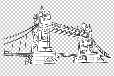Tower Bridge Outline