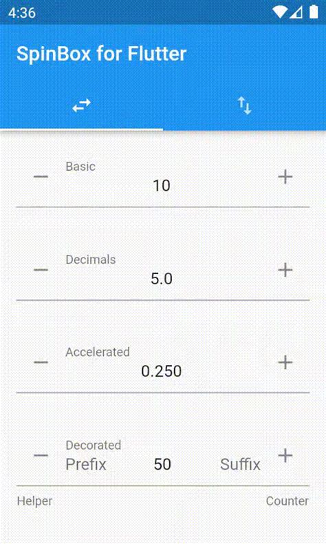 Top Flutter Spin Box Spin Wheel Counter Increment Box Packages