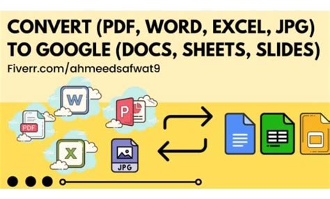 Convert Pdf Word Excel To Google Docs Sheets Slides By