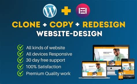 Design Copy Clone Edit Or Revamp Redesign Duplicate Any Wordpress